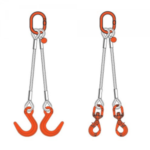 2 Legs Wire Rope Sling | U.T. LIFTING TECH